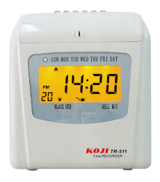 KOJI TR-511 微電腦多功能打卡鐘