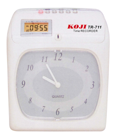 KOJI TR-711 微電腦多功能打卡鐘